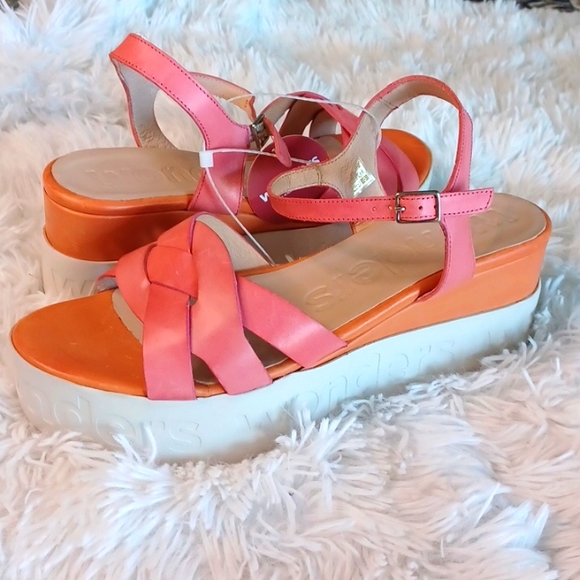 Wonders | Shoes | Wonders Made In Spain Platform Leather Upper Wedge ...